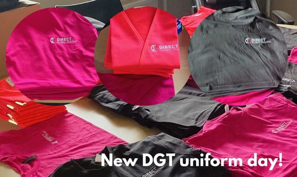 New Uniform Day at Direct Global Trading Boxes HQ!